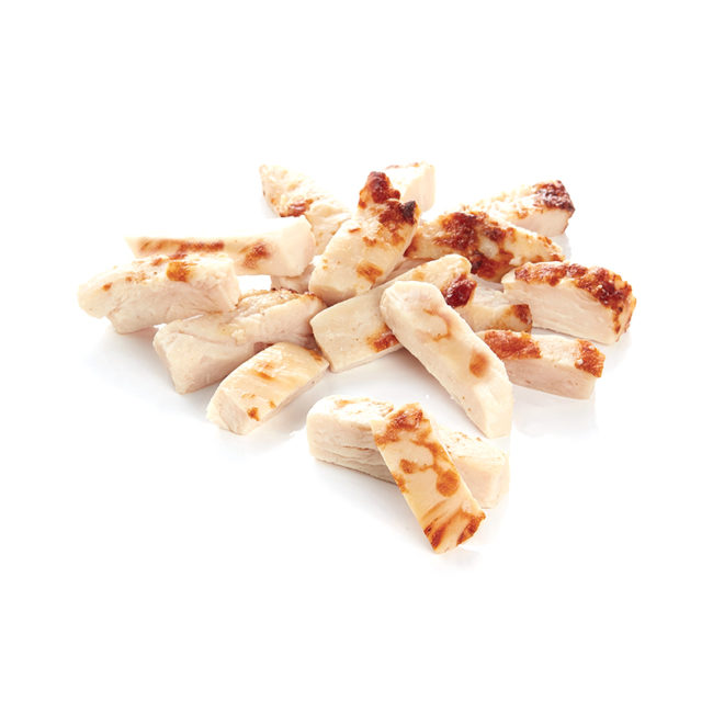 Roasted chicken breast mini strips - Europa Cuisson