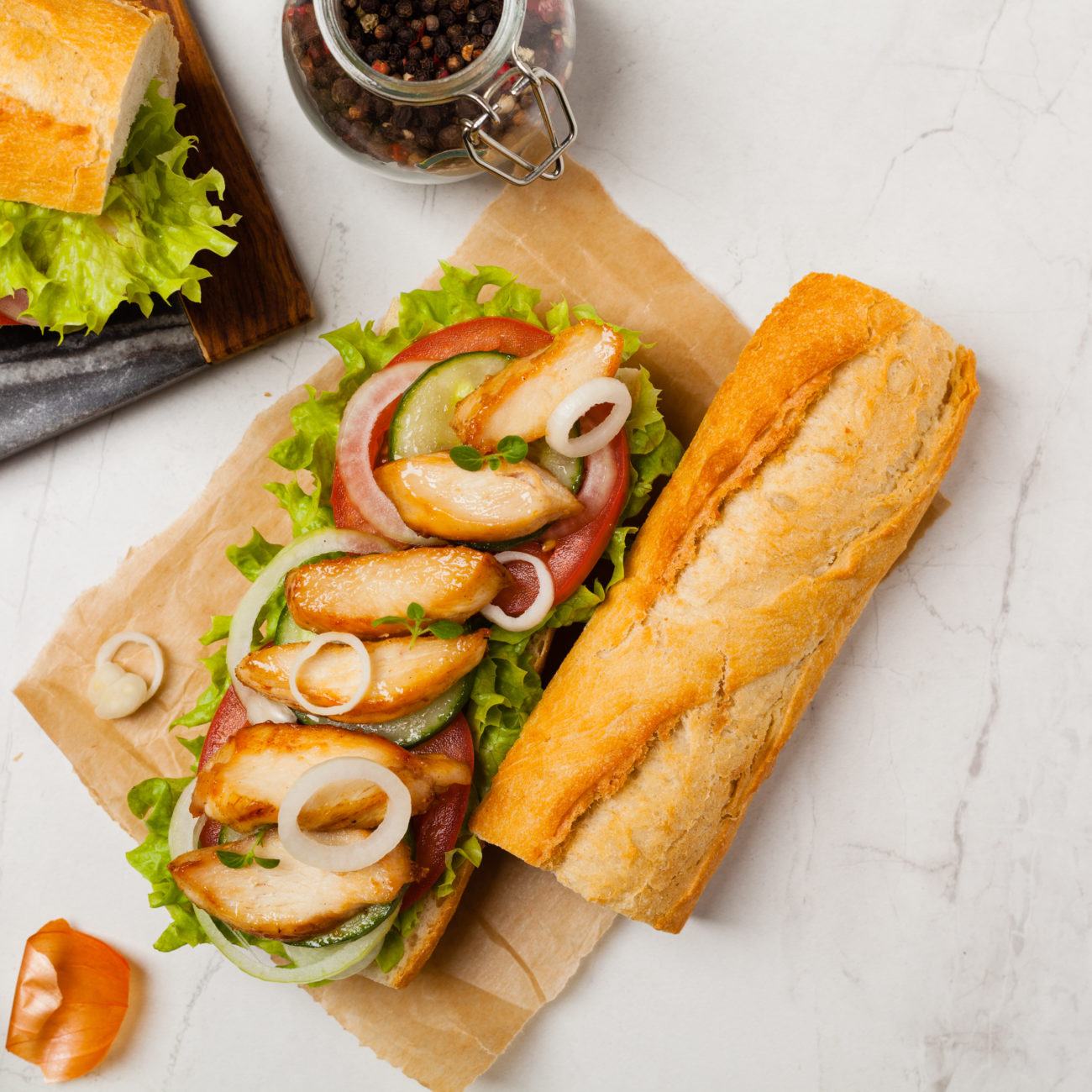 Roasted chicken breast slices - Europa Cuisson